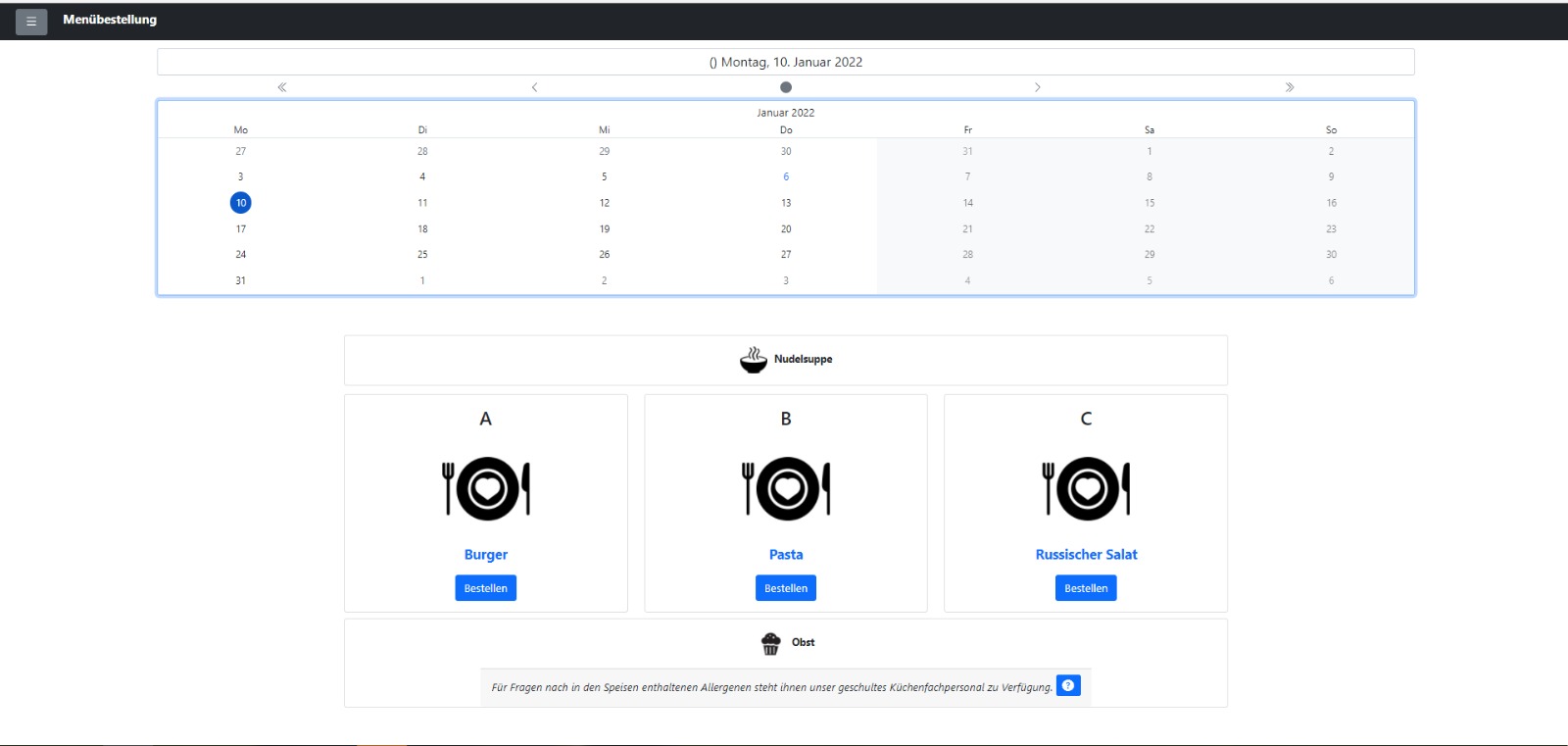 EazyMenu Documentation